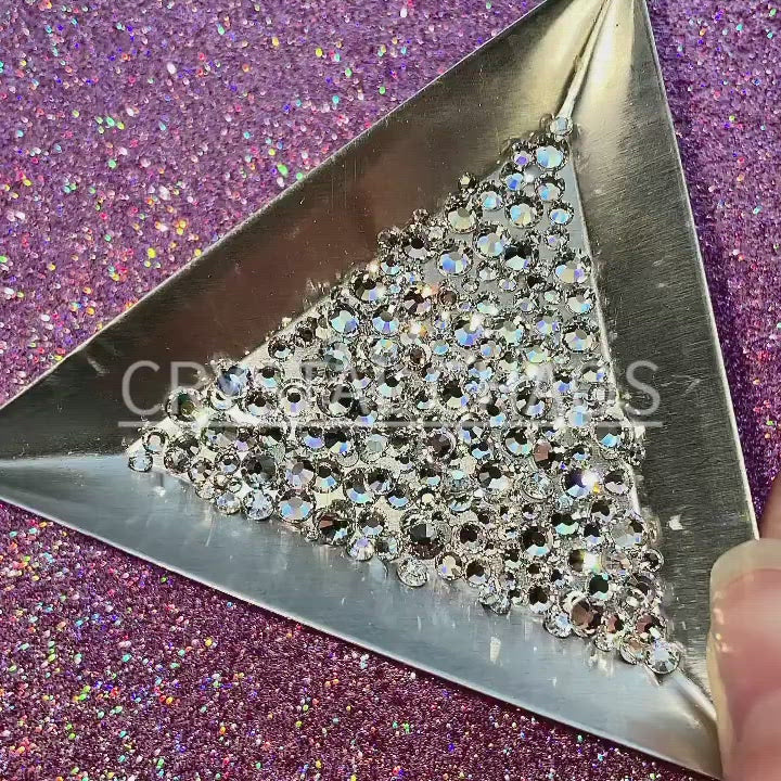 Flatback Crystals, Round, Non-Hotfix PRECIOSA, Clear Crystal – Crystal ...
