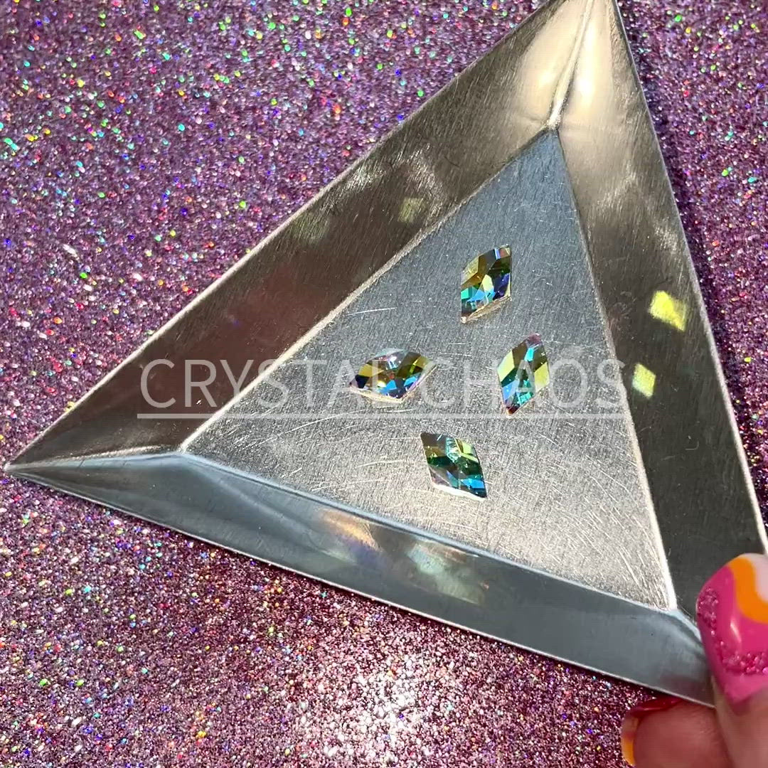 Rhombus 10x6mm, Non-Hotfix PRECIOSA Crystals Shape Pack 4pc - Crystal ...