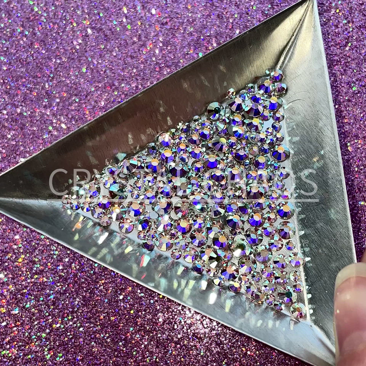Flatback Crystals, Round, Non-Hotfix PRECIOSA, Crystal AB – Crystal Chaos